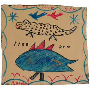 Folk Artist R. A. Miller Paintings and Cut-outs for Sale | Main Street ...