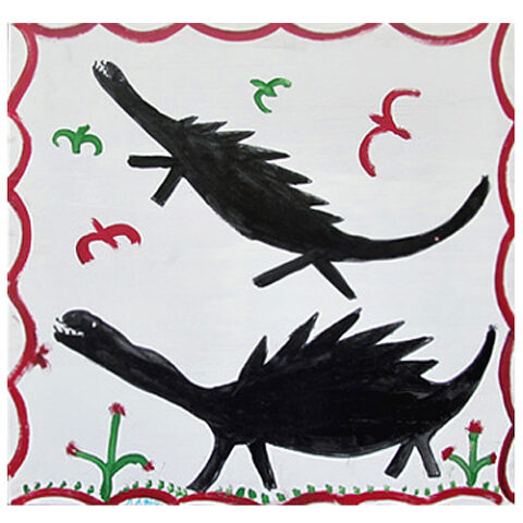 Folk Artist R. A. Miller Paintings and Cut-outs for Sale | Main Street ...